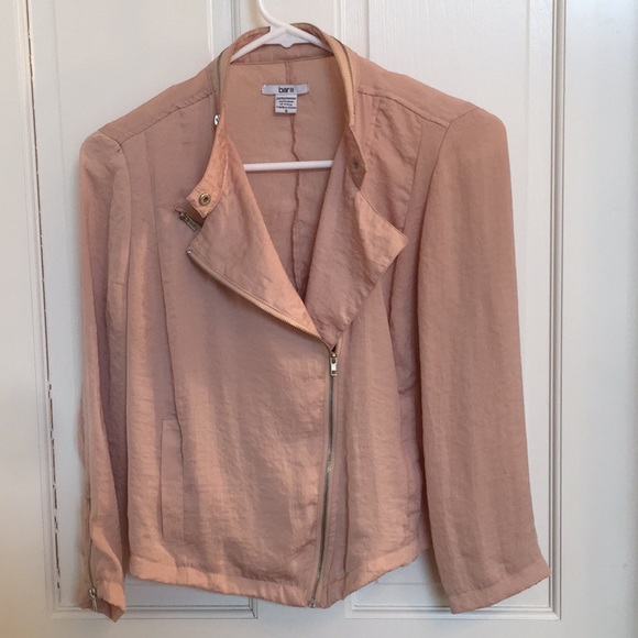 Bar III | Jackets & Coats | Drapey Blush Jacket | Poshmark